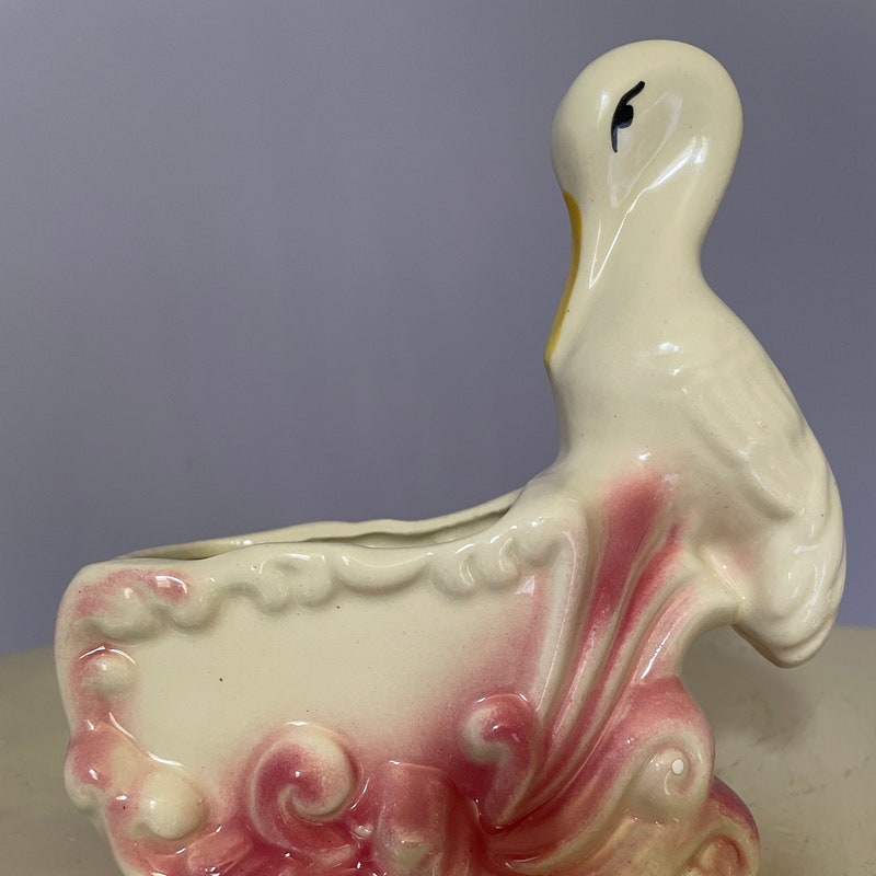 Vintage Stork Planters - Etsy