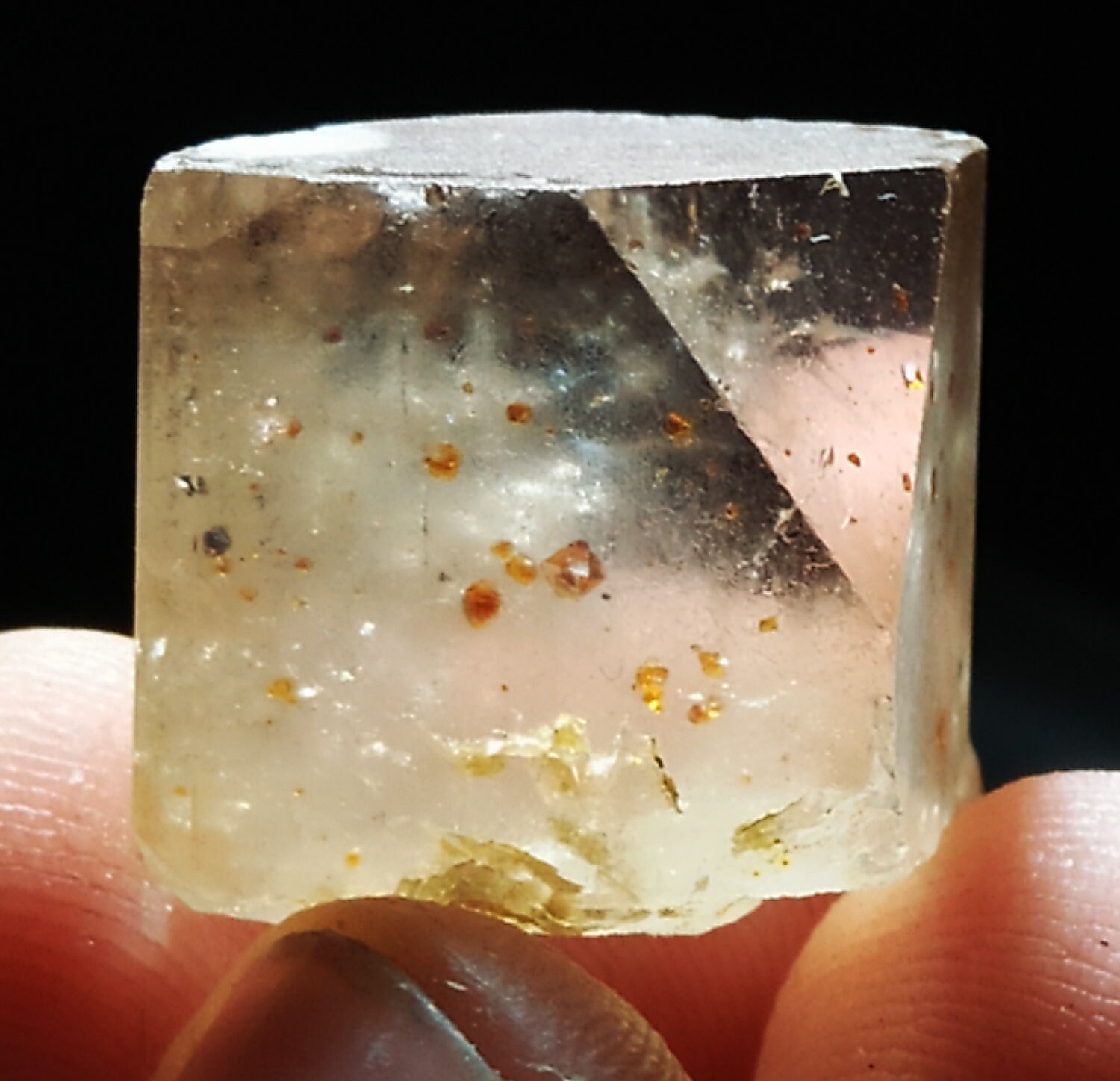 Natural Rare Imperial Microlite Topaz Terminated 100% Transparent ...