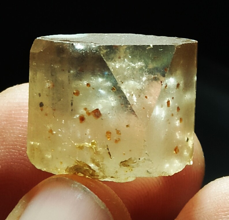 Natural Rare Imperial Microlite Topaz Terminated 100% Transparent ...