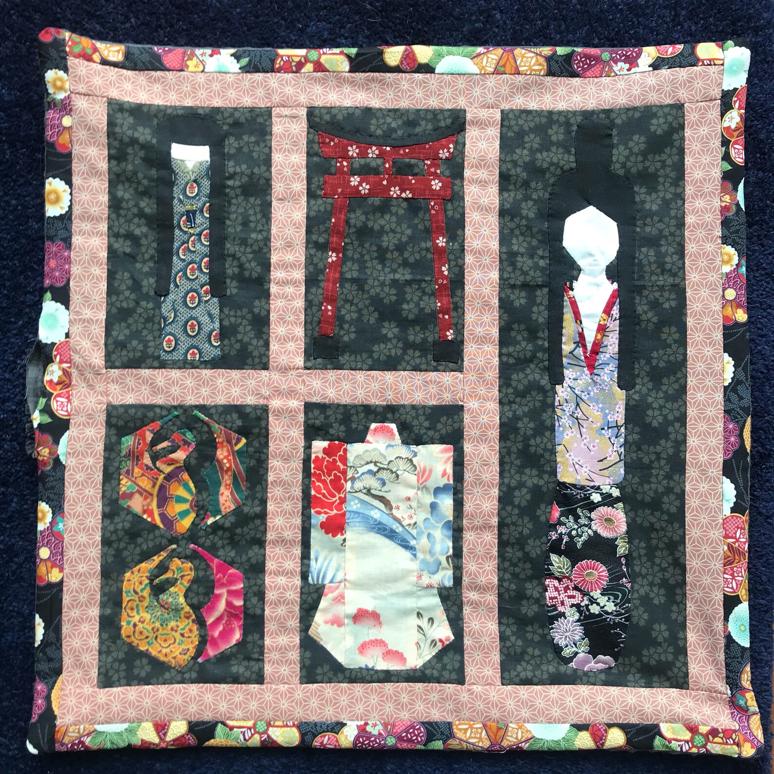 Hand Made Japanese Style Throw Cushions 50cm X 50cm - Etsy