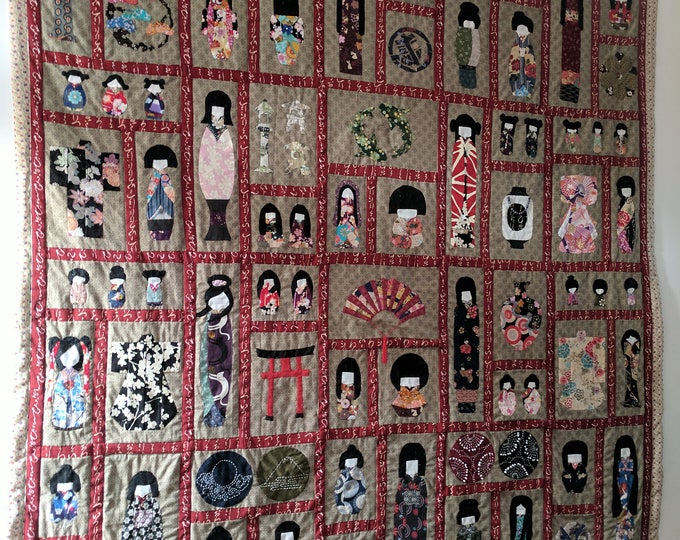 Hand Made Japanese Style Throw Cushions 50cm X 50cm - Etsy Ireland