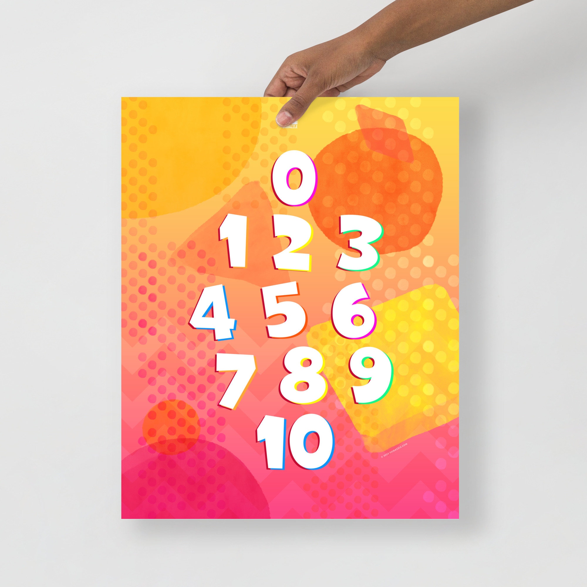 SHIBAZZLE KIDZ | Numbers Poster - Etsy