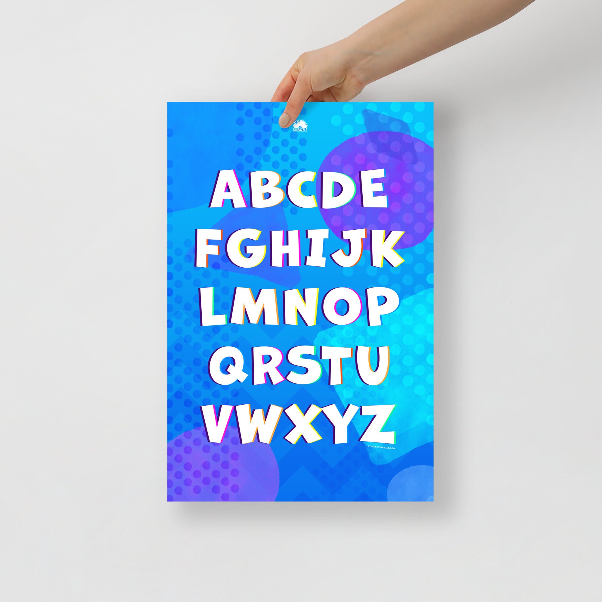 SHIBAZZLE KIDZ | Alphabet Poster - Etsy