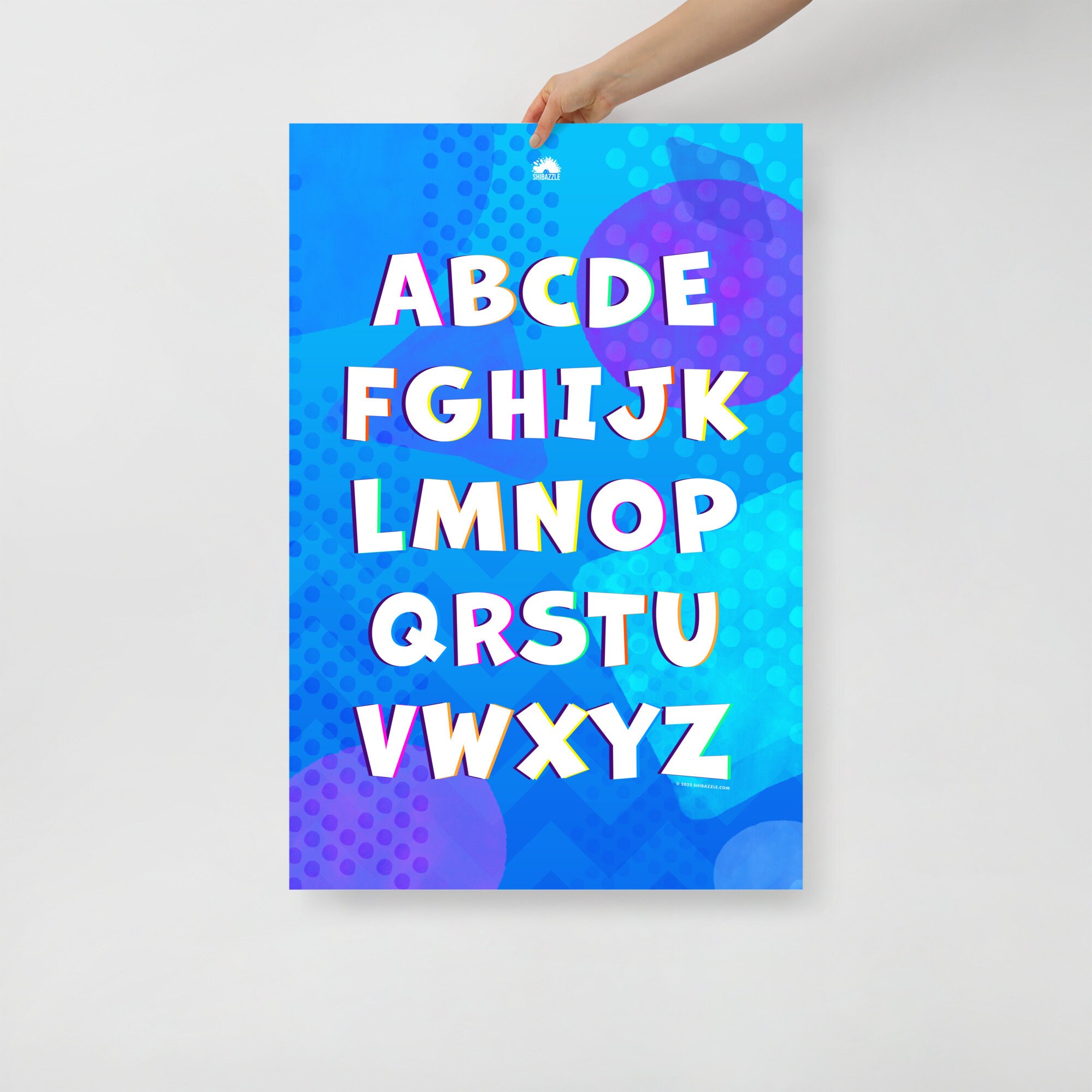 SHIBAZZLE KIDZ | Alphabet Poster - Etsy