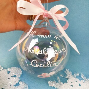 Custom Written Ball, My First Christmas, Date, Name, Phrase You Want ...