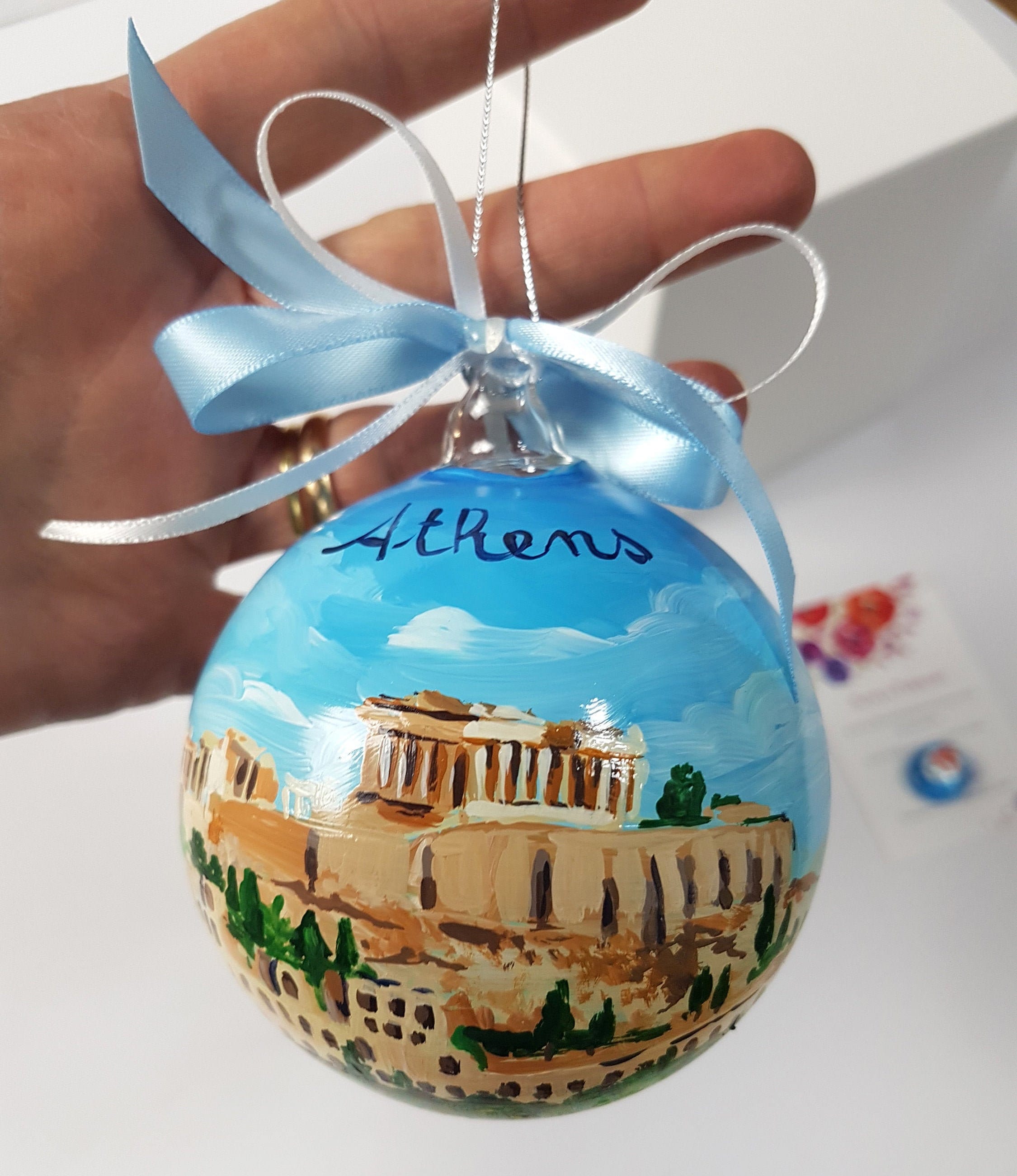 Athens Greece Christmas Ornament, to Remember a Fun and Instructive ...