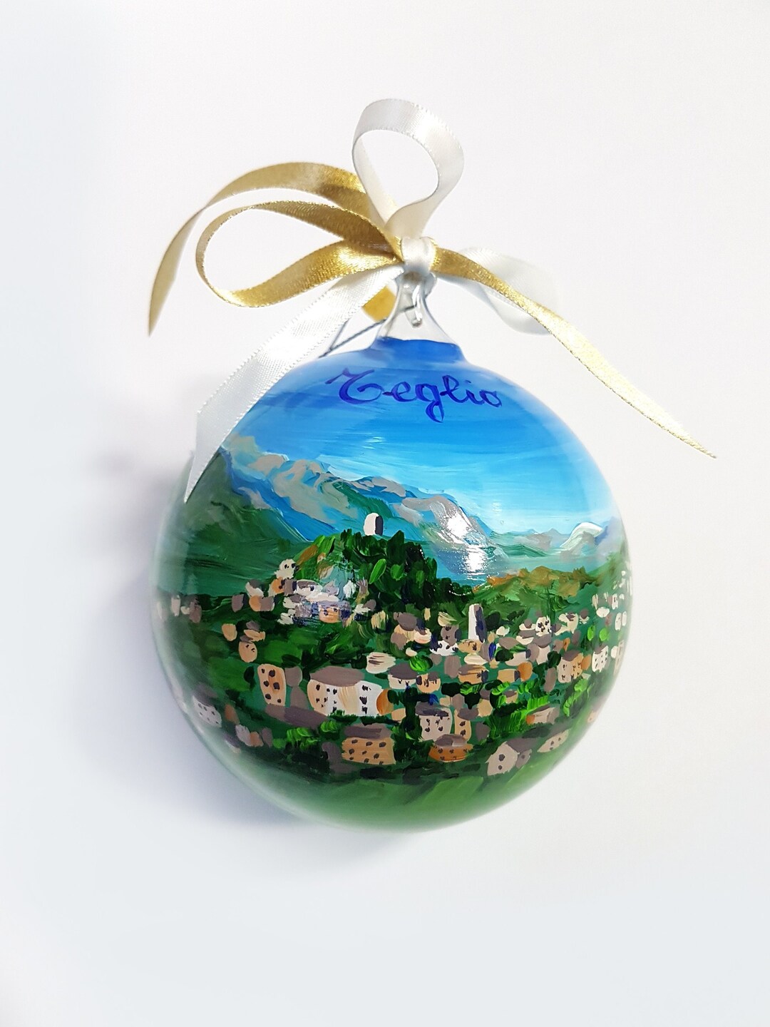 Personalized Italian Ornament, Elegant Gift for Mother or Grandmother ...
