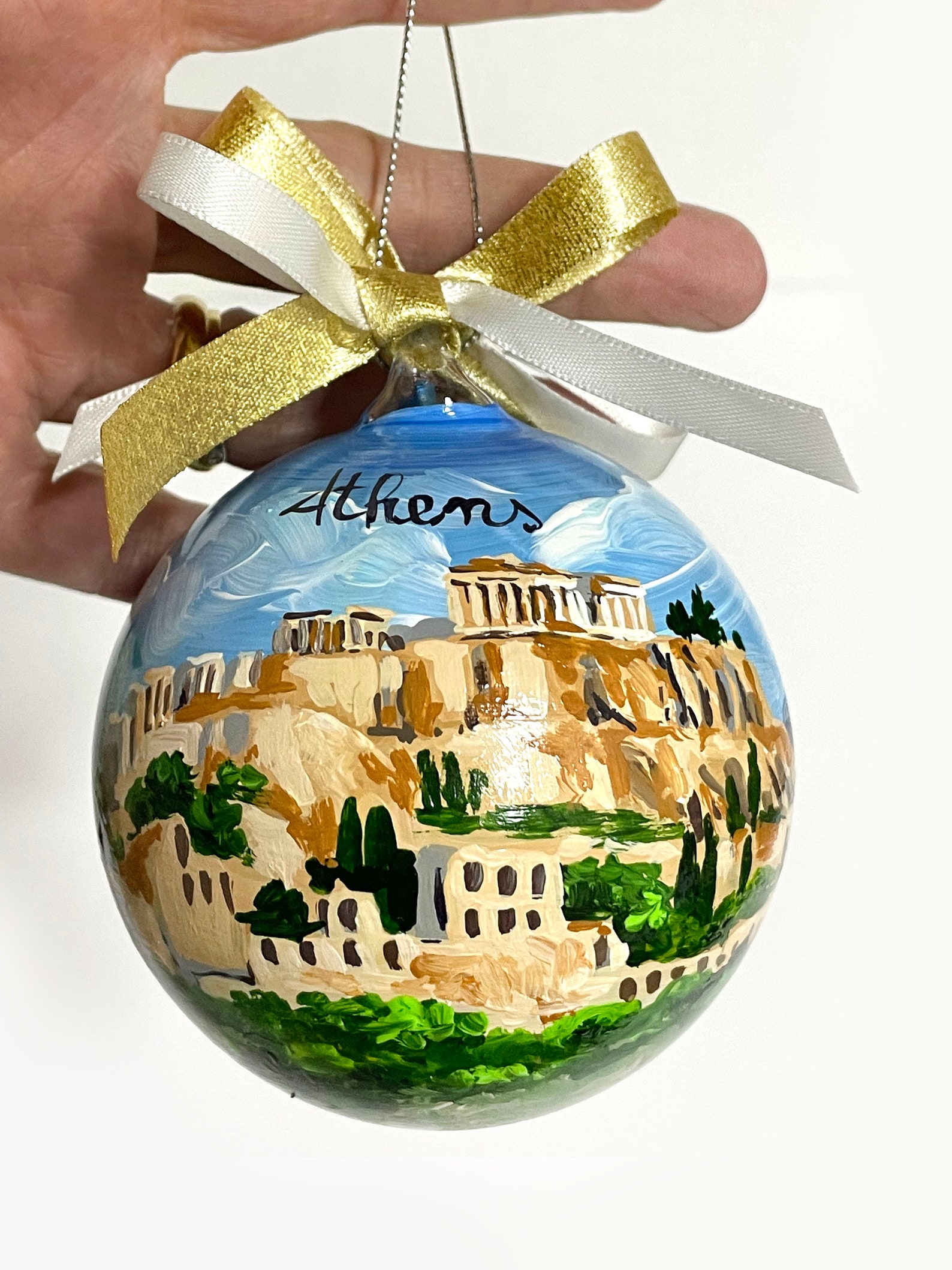 Athens Greece Christmas Ornament, to Remember a Fun and Instructive ...