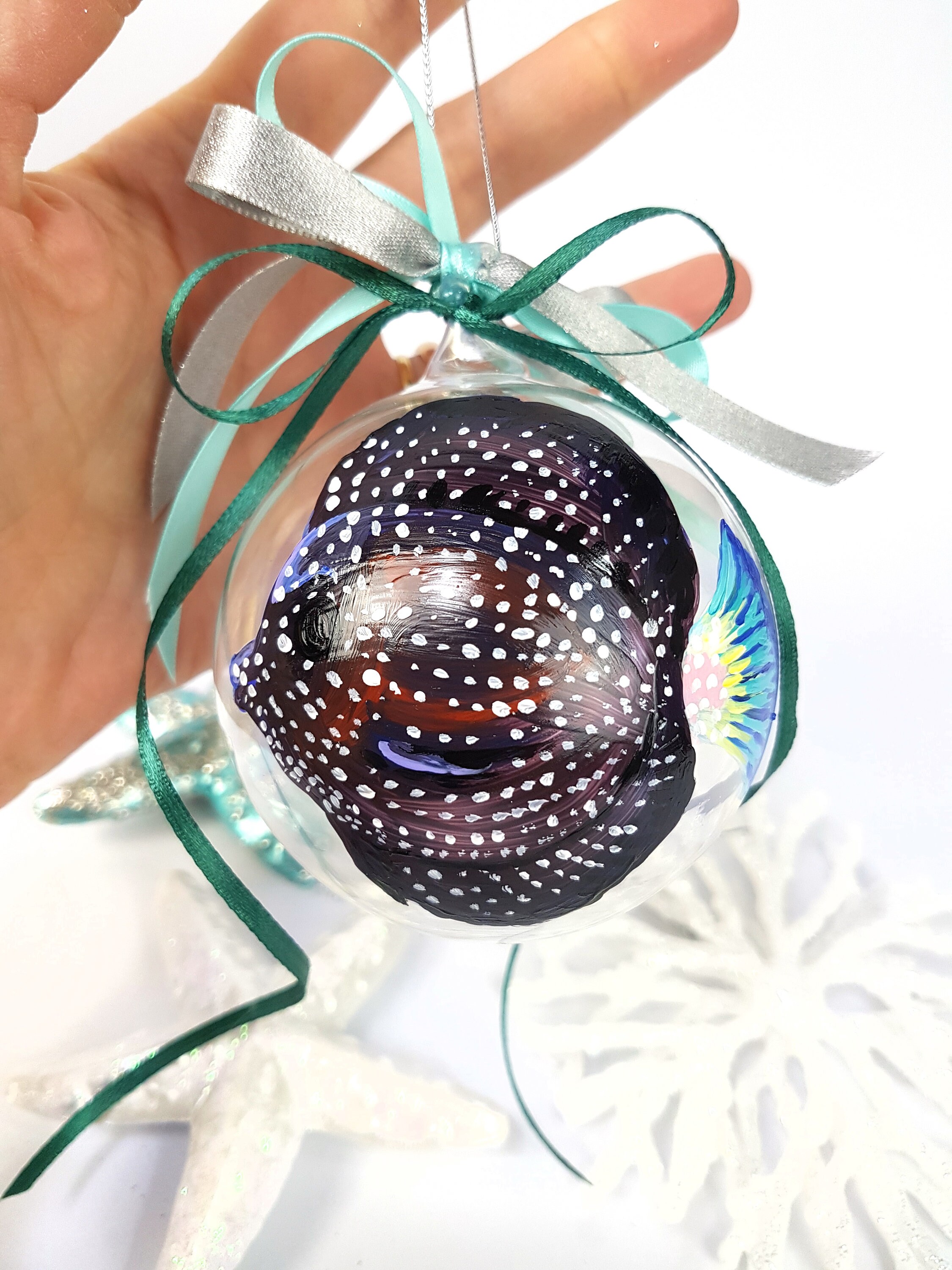 Tropical party tropical fish placeholder decoration. Exotic | Etsy