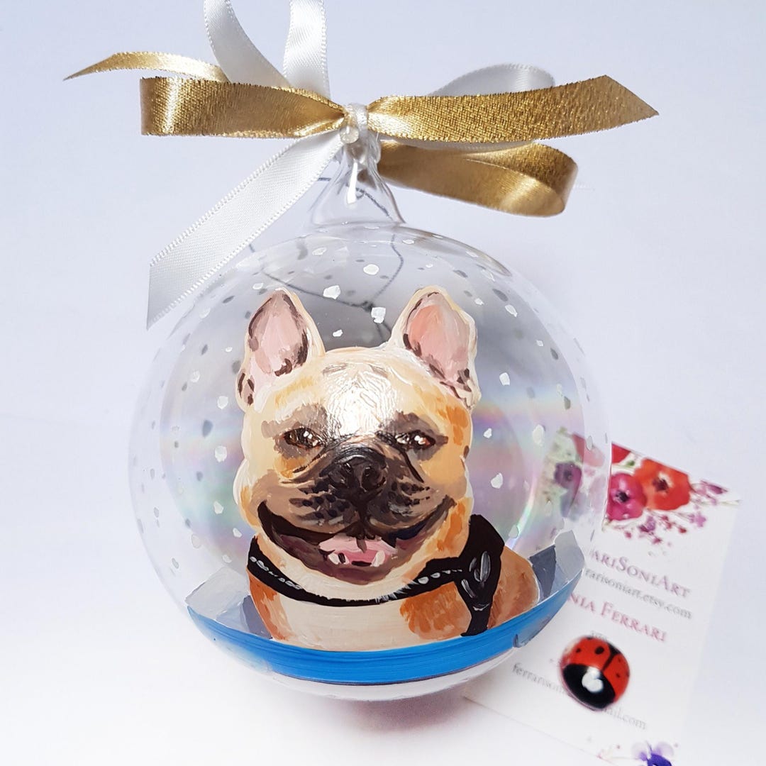 Personalized Dog From Photo, Hand-painted Ball With Your Puppy ...
