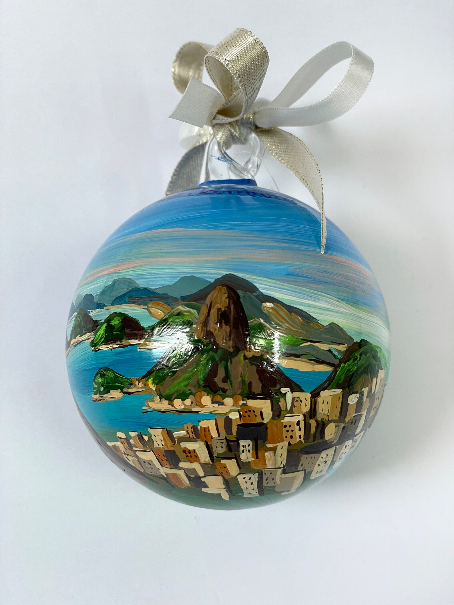 Rio De Janeiro Collectible Ornament. Bauble With Cities of Brazil ...