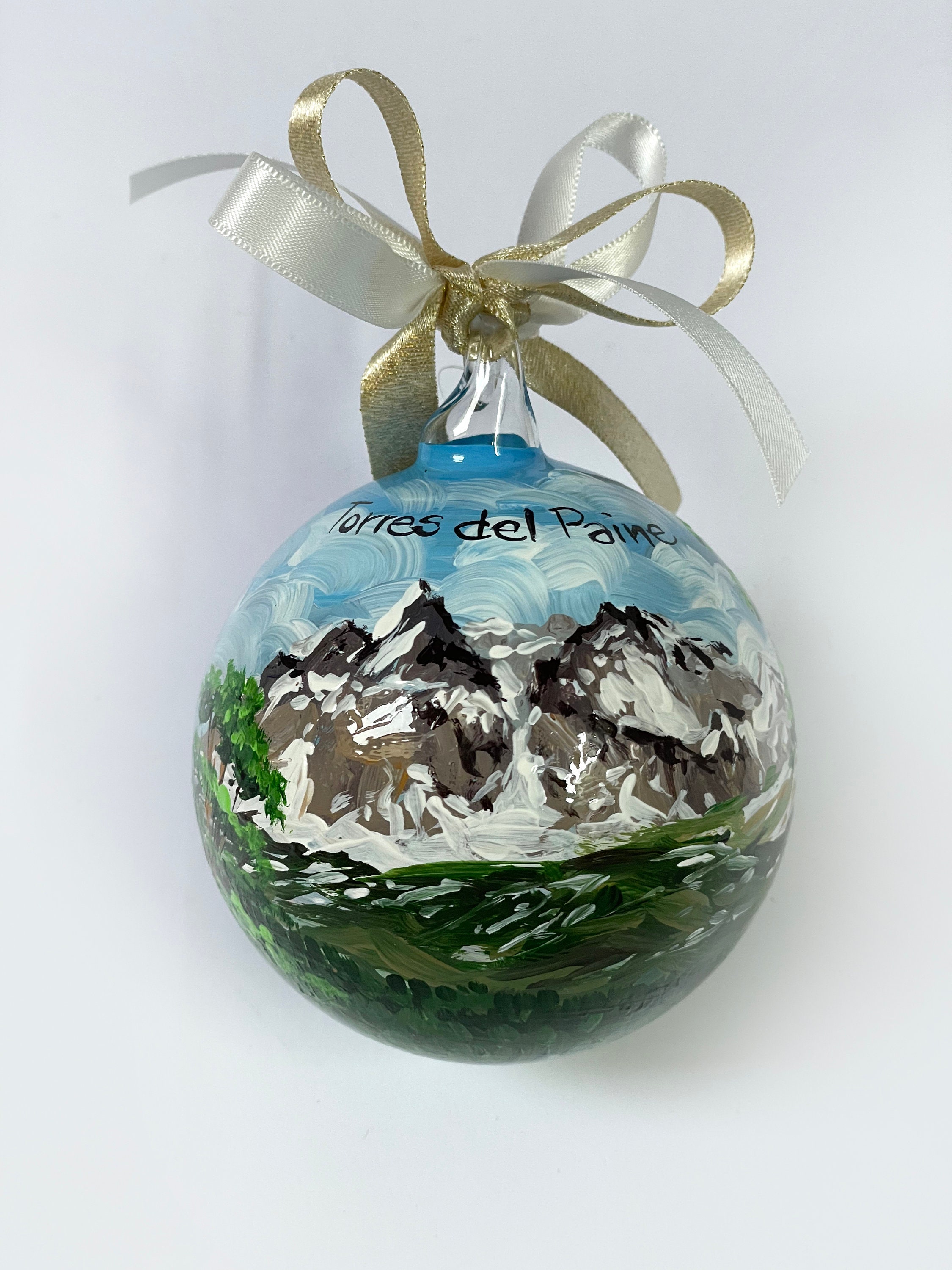 Chile, Torre Del Paine. Adventure Travel Ornament. Adventurous Friends ...