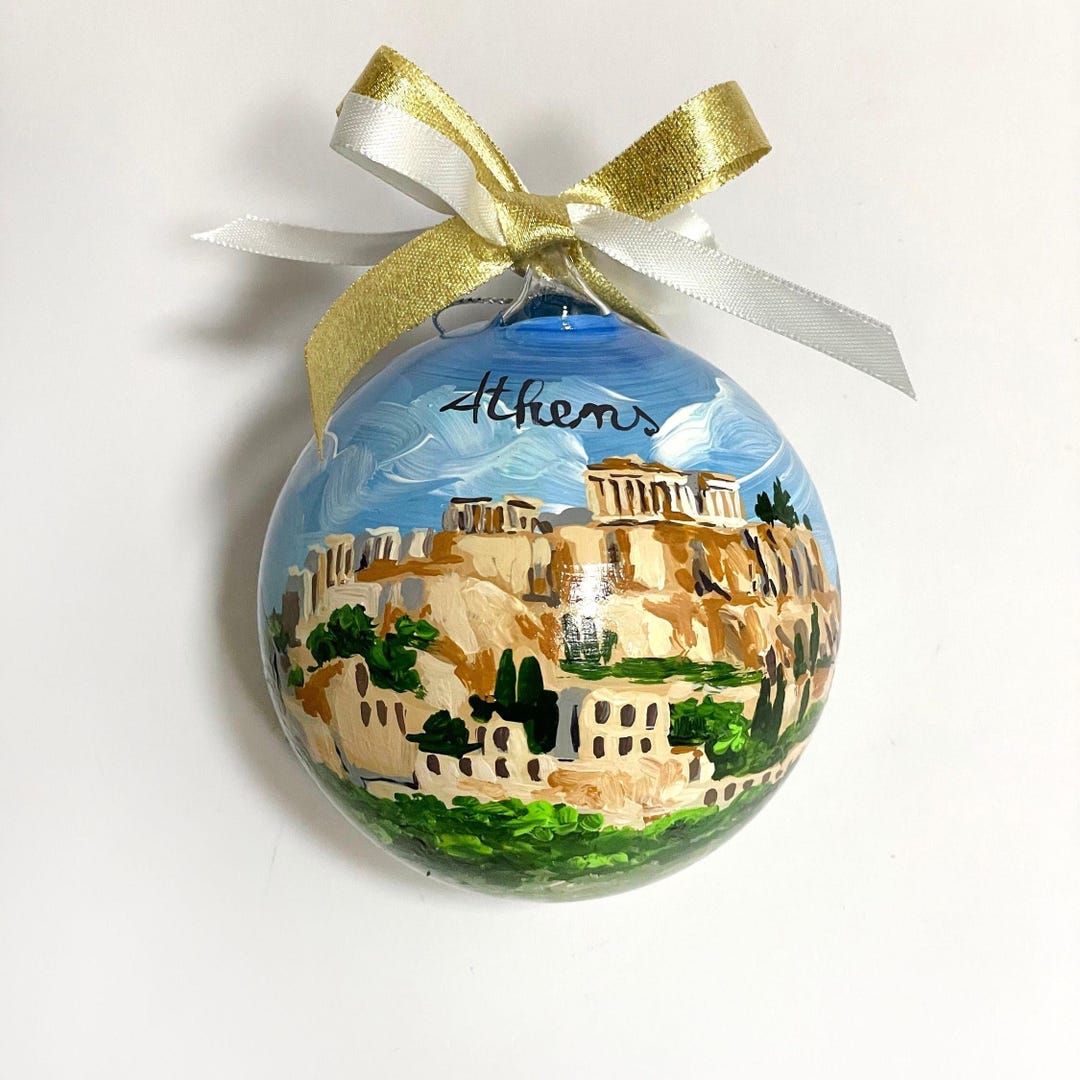 Athens Greece Christmas Ornament, to Remember a Fun and Instructive ...