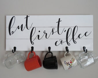 Coffee cup sign | Etsy