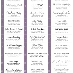 Guest Address Label for Wedding Invitation Announcement Save - Etsy