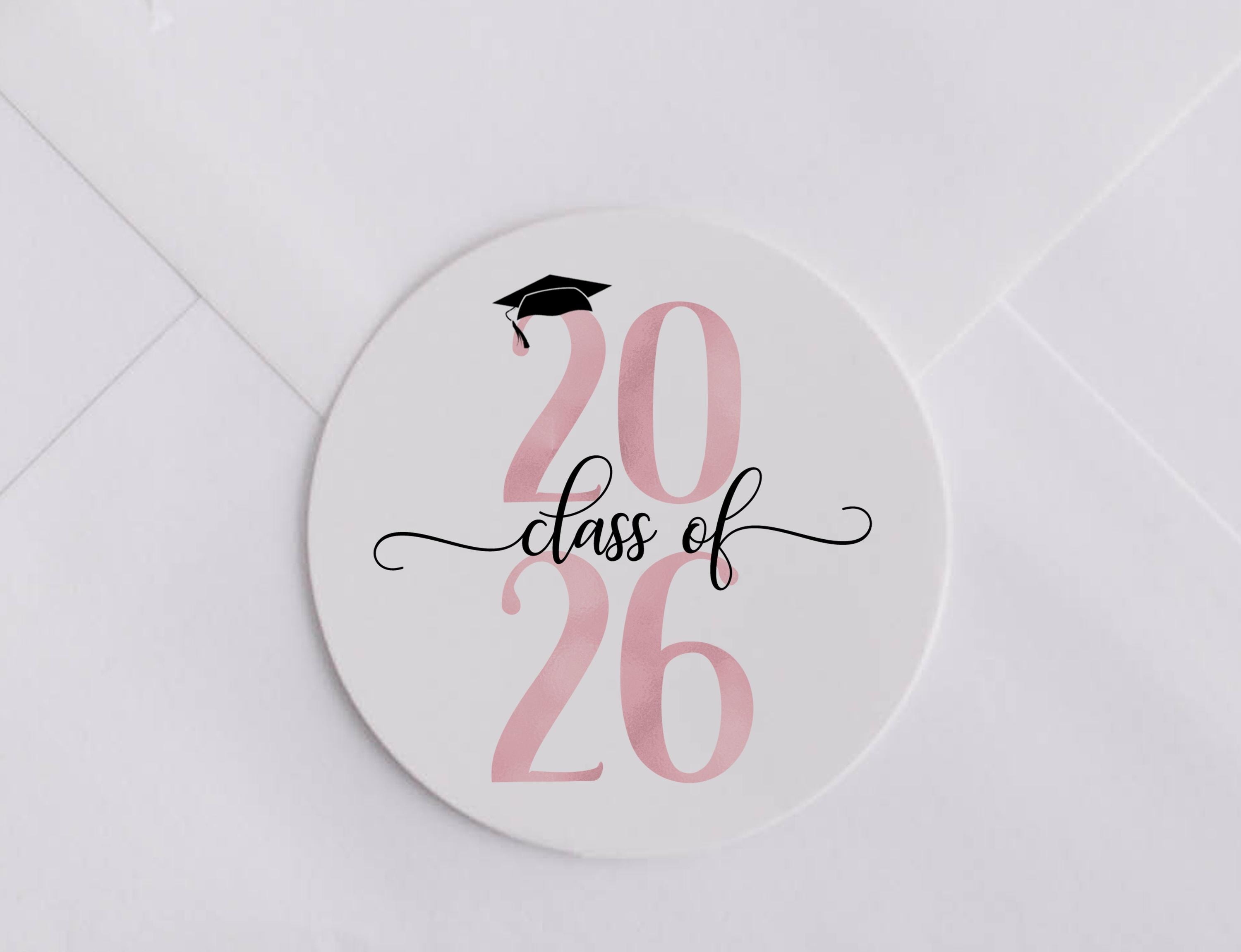 Class of 2026 Graduation Stickers, Floral, Coquette, for Her - Etsy