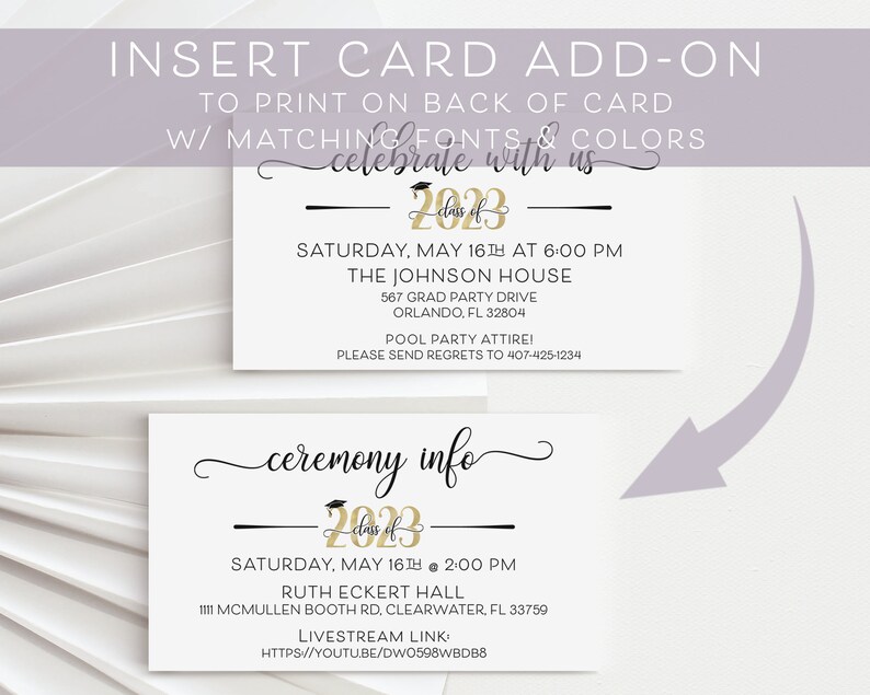 Graduation Virtual Invitation Graduation Live Stream Invite - Etsy