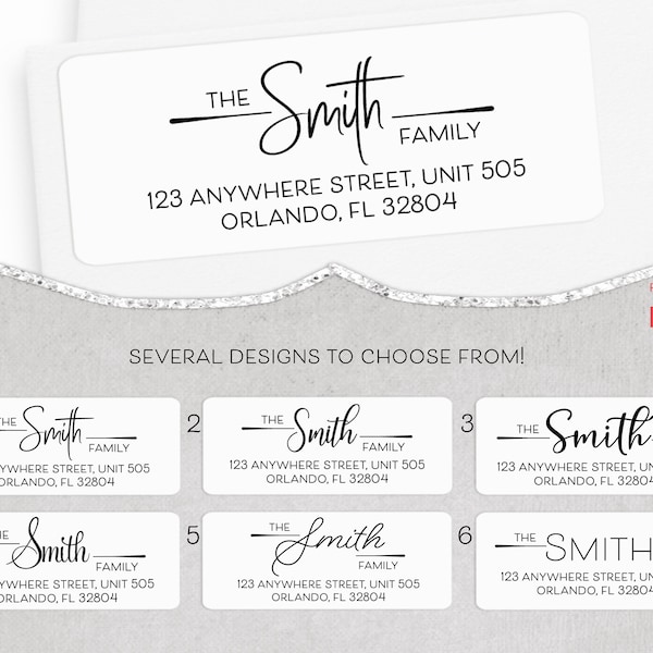 Family Address List - Etsy