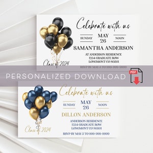 Graduation Address Label Download, Class of 2024, Graduate Mailing ...