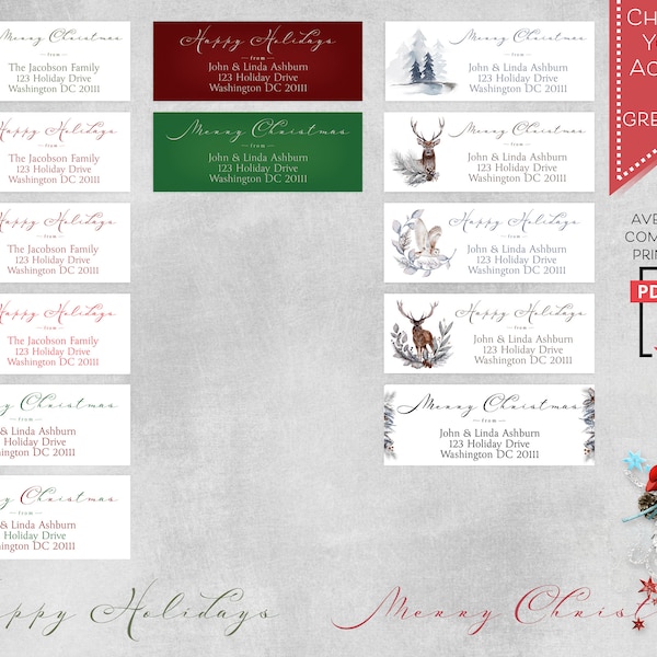 Christmas Tree Label - Etsy