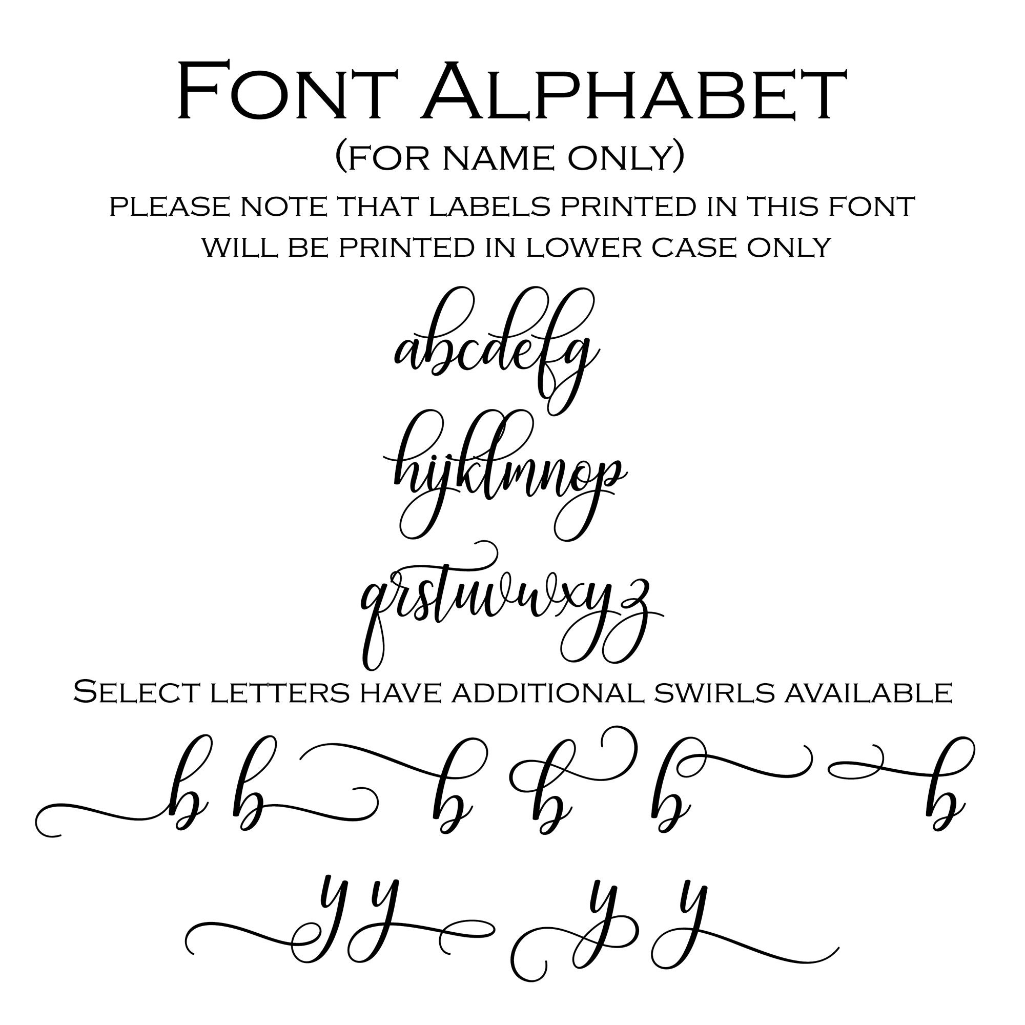 Return Address Labels Calligraphy Address Labels Fancy - Etsy