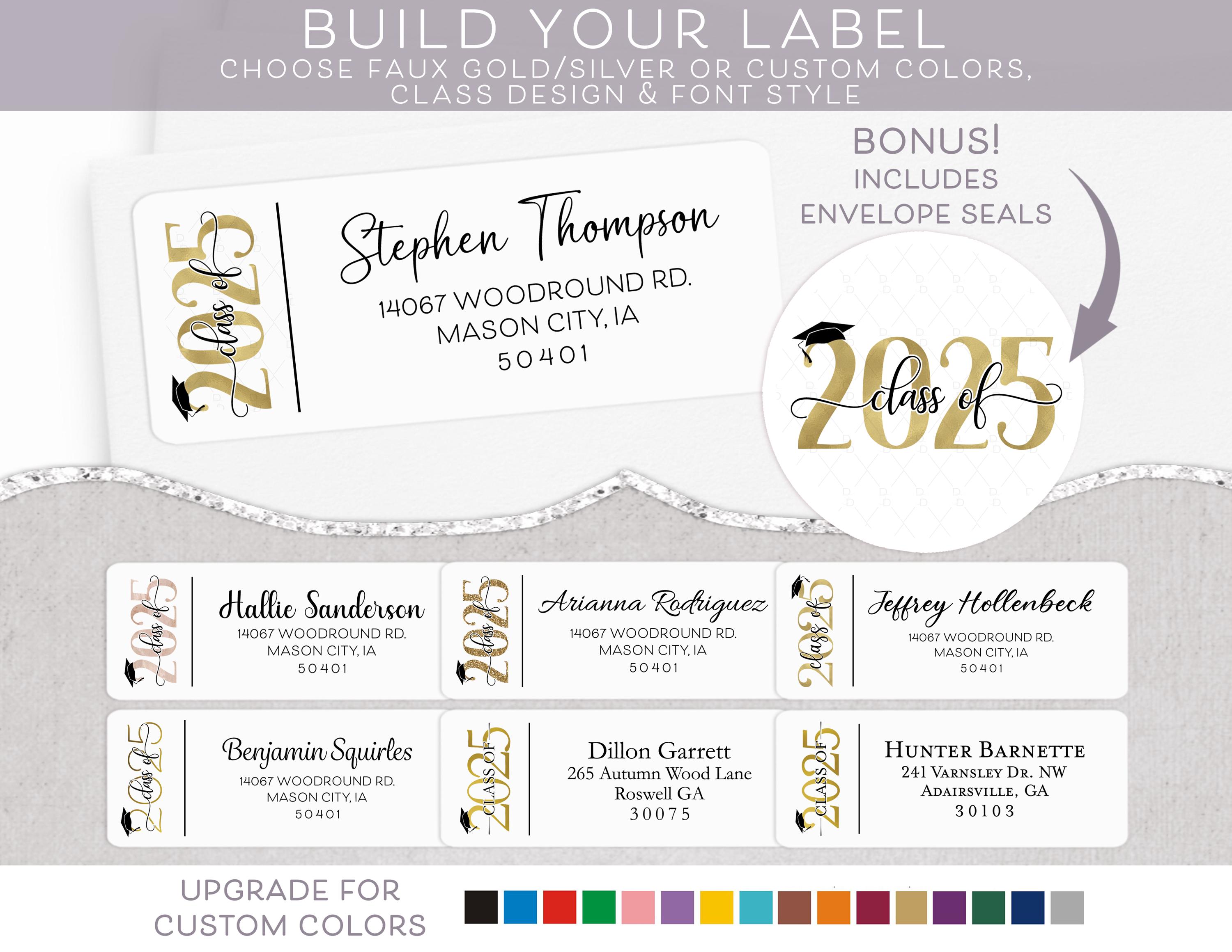 Graduation Party Insert Card With College Fund QR Codes, Grad Gift Cash ...