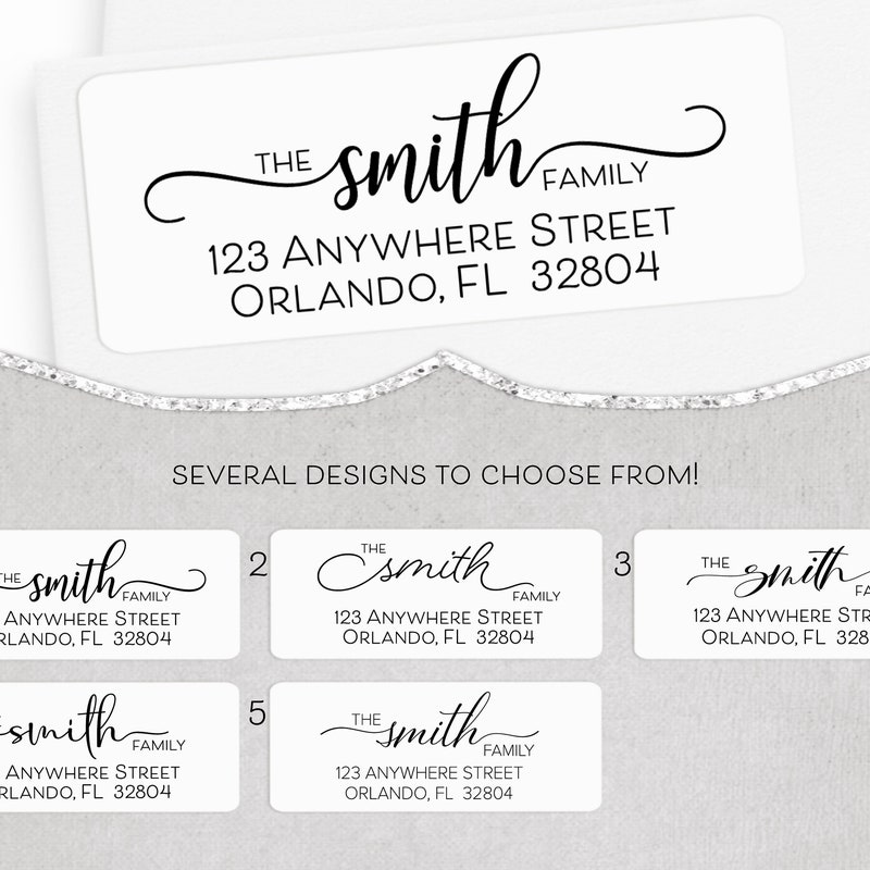 Personalized Family Label - Etsy