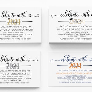 Graduation Address Label, Graduate Announcement Return Address Label ...