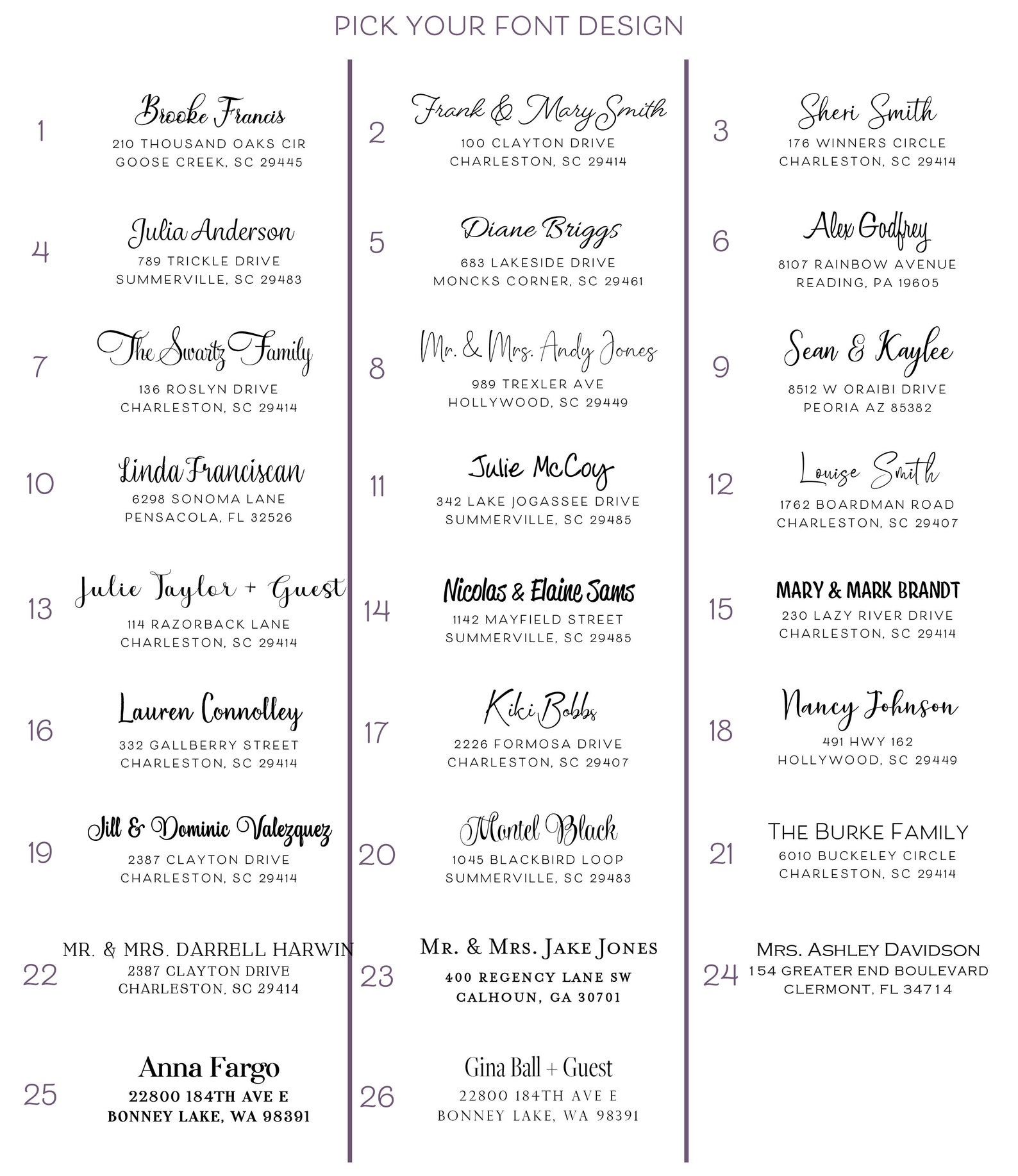 Guest Address Label for Wedding Invitation Announcement Save - Etsy
