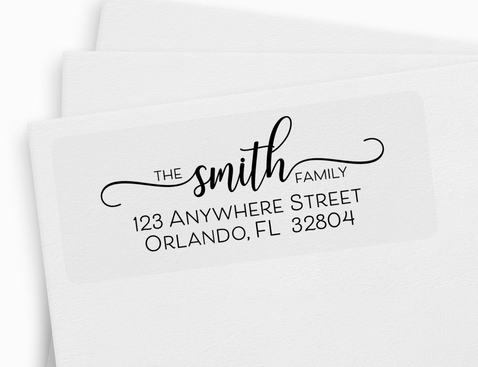 Return Address Labels Family Address Labels Fancy Return | Etsy