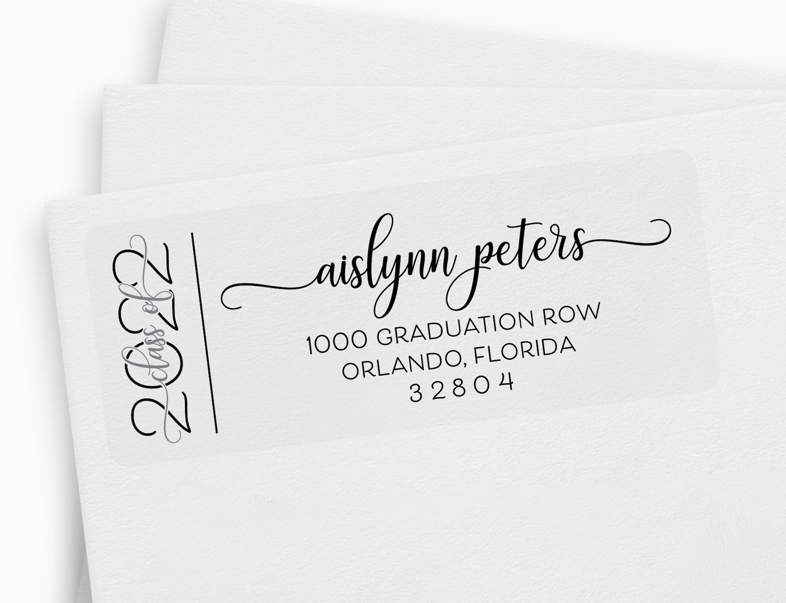 Graduation Announcement Address Label Graduation Invitation - Etsy