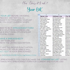 Guest Address Label for Wedding Invitation Announcement Save - Etsy