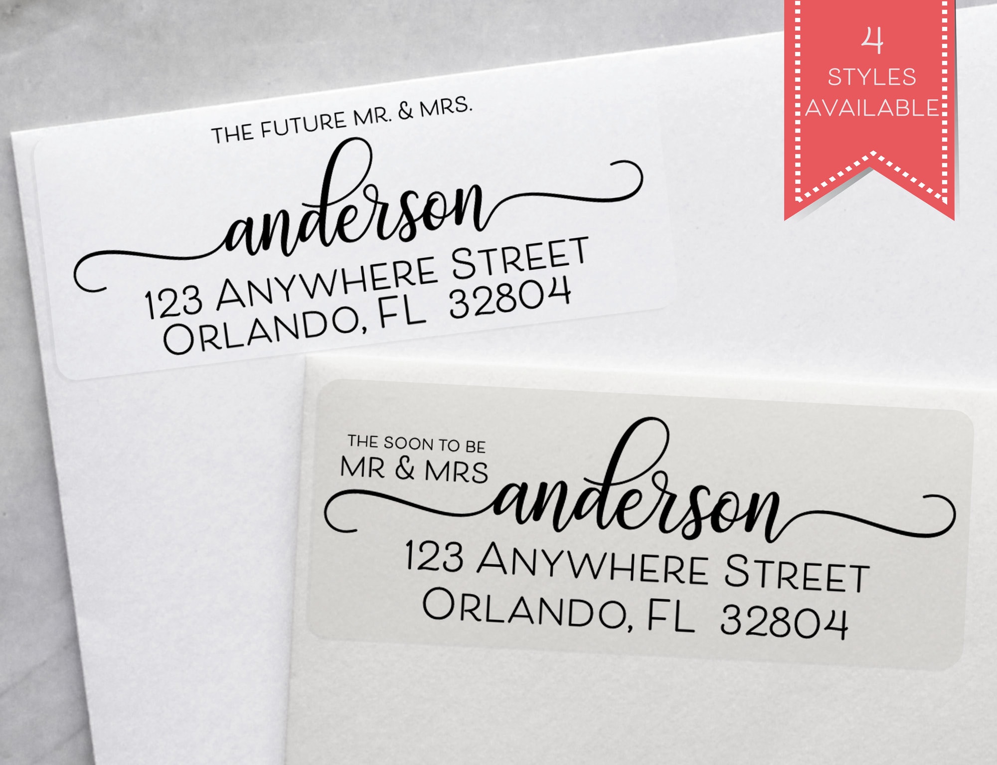 Future Mr and Mrs Return Address Labels Soon to be Mr and Mrs | Etsy