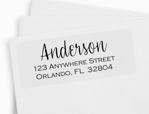 Return Address Labels Mailing Address Stickers Custom | Etsy