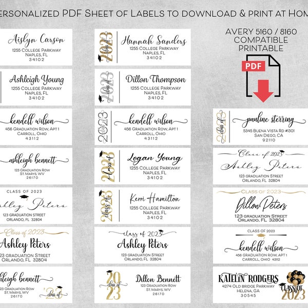 Address Label - Etsy