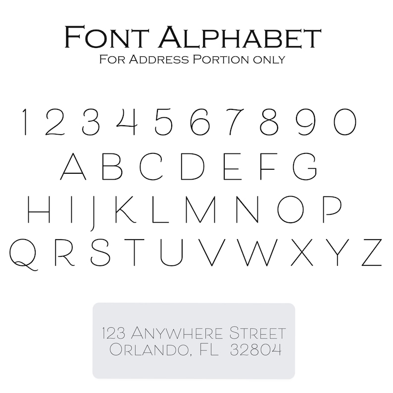 Return Address Labels Calligraphy Address Labels Fancy - Etsy