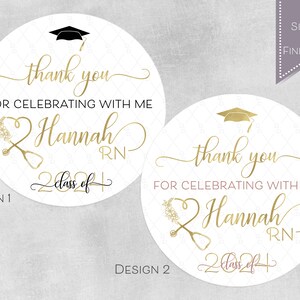 Nursing Graduation Sticker With Stethoscope, Nurse RN Class of 2024 ...