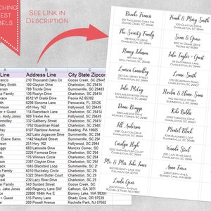 Return Address Labels, Calligraphy Address Labels, Fancy Return Address ...