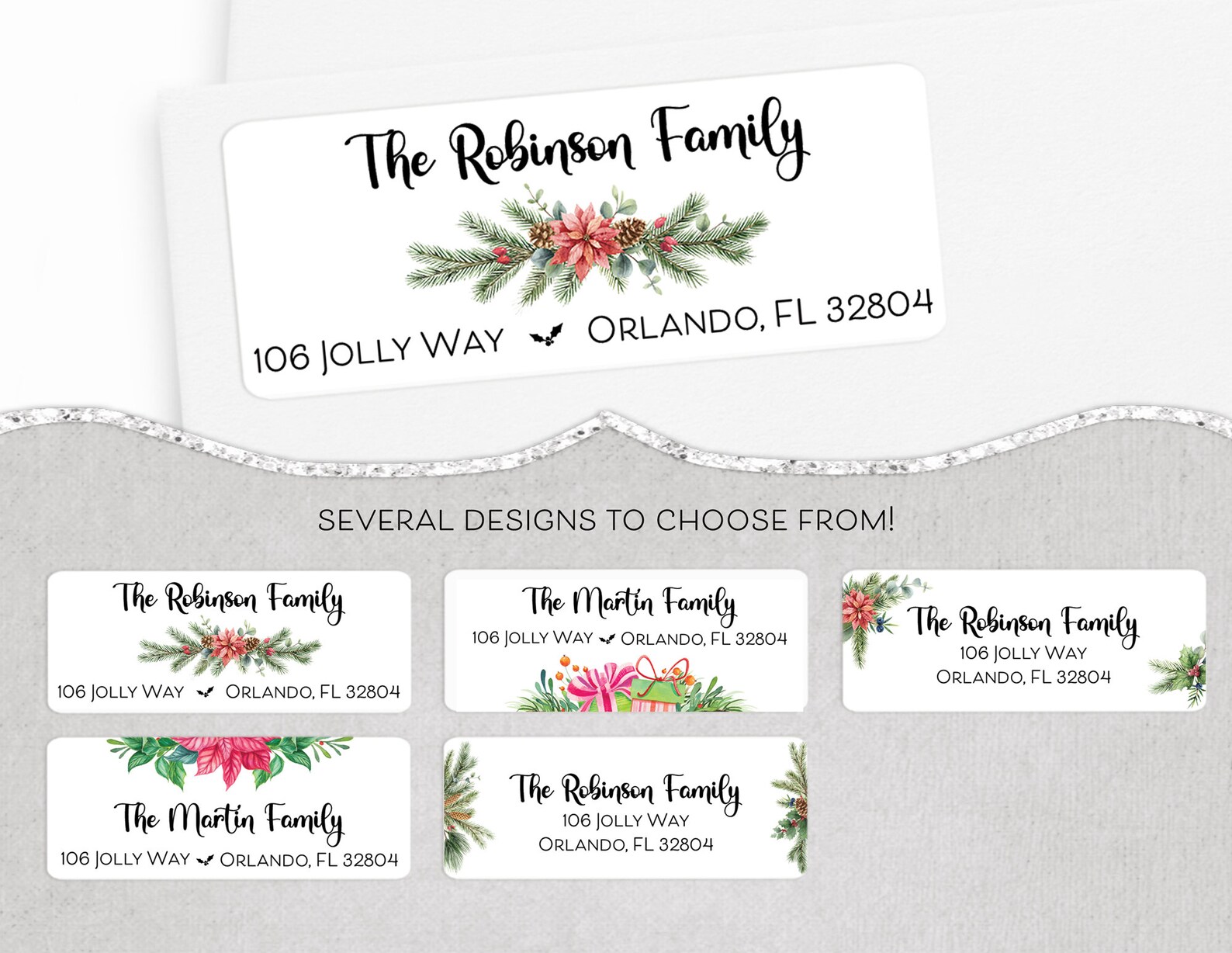 Fall Address Label, Autumn Address Label, Leaves Changing, Pumpkin ...