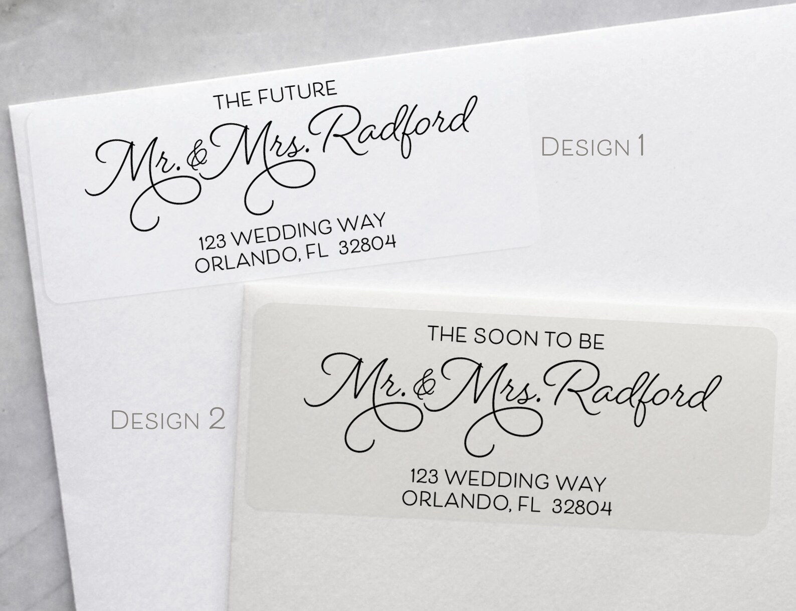 Future Mr and Mrs Address Labels, Soon to Be Mr and Mrs Wedding Return ...
