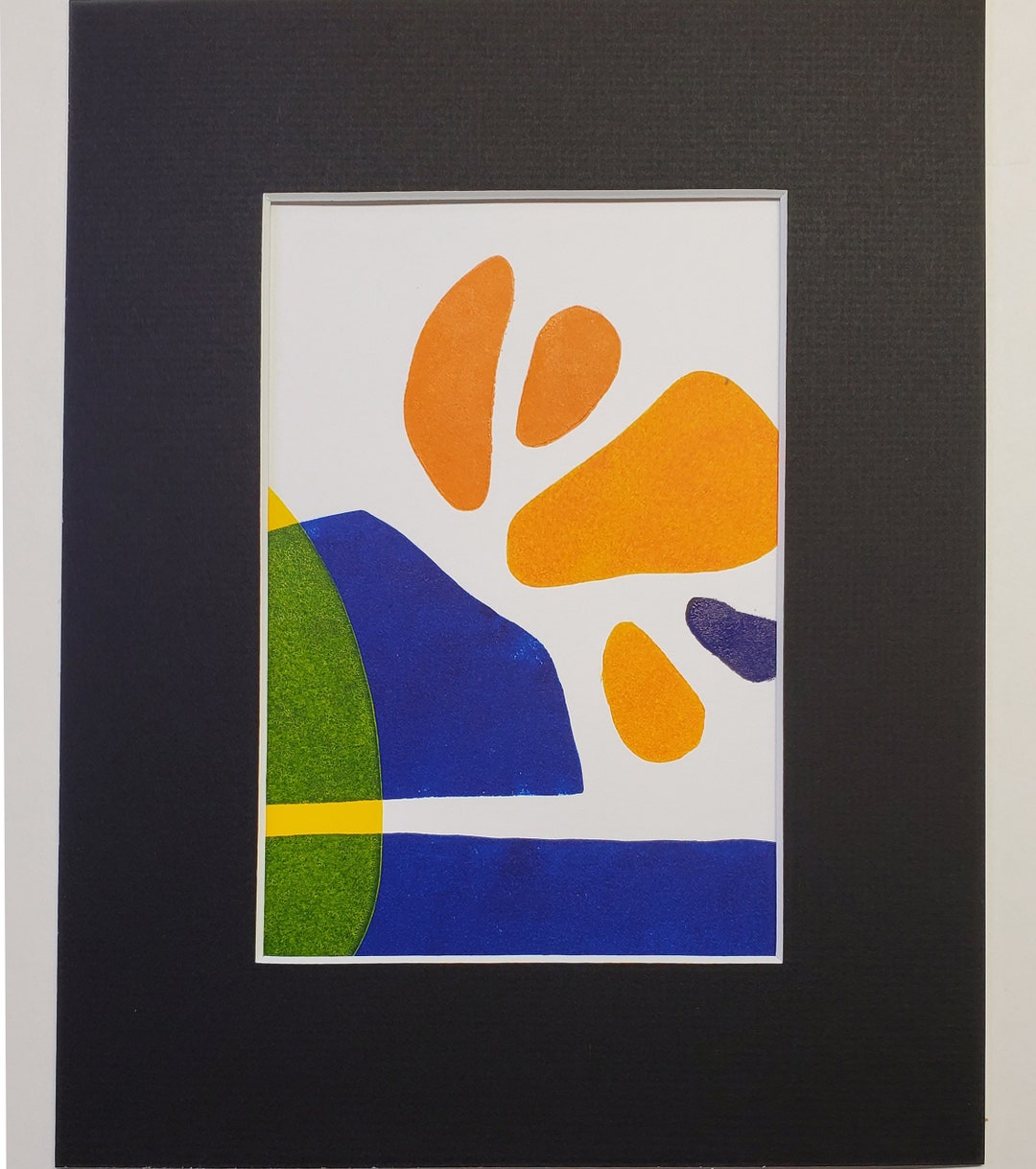 Original Relief Print Tetradic 5, Relief, Block Print, Relief Print ...