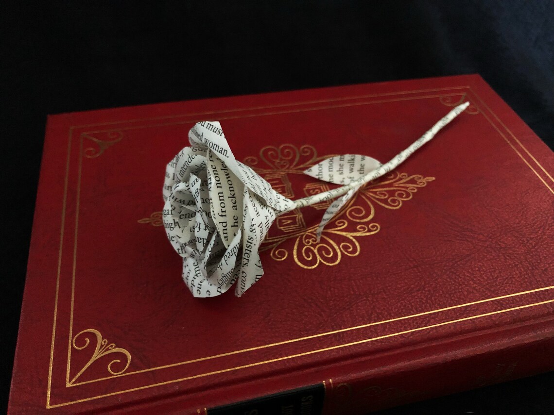 Paper Rose: Pride and Prejudice - Etsy