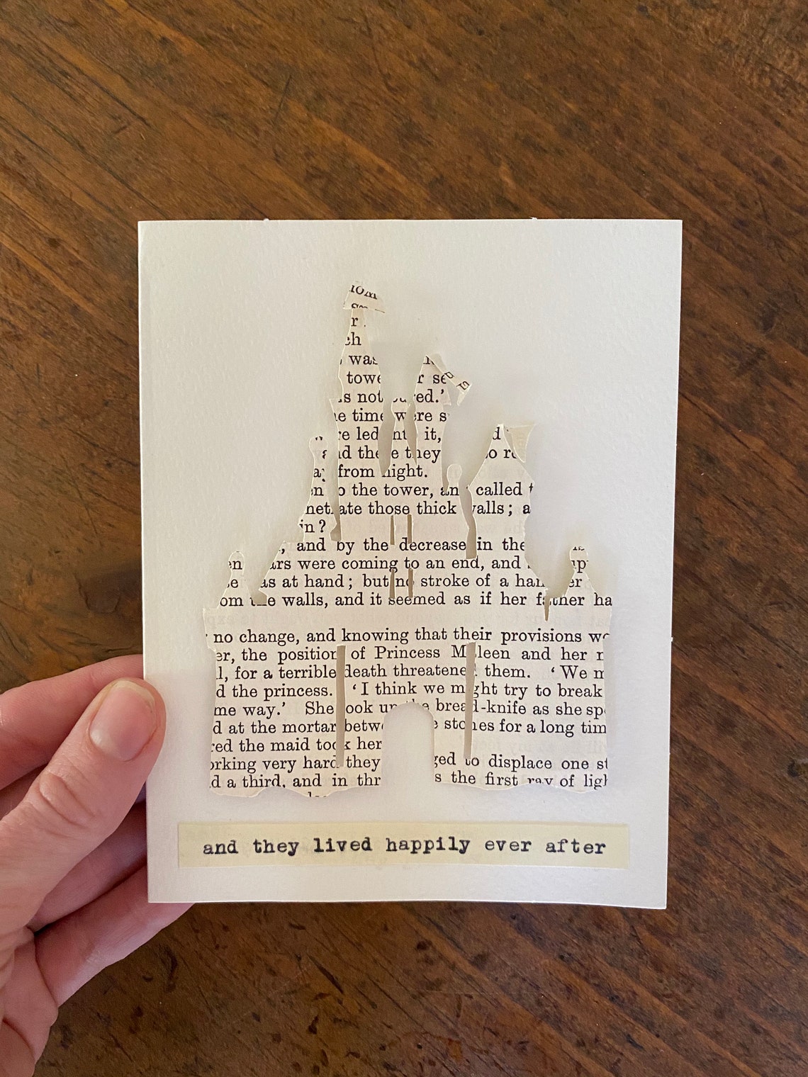 Fairytale Greeting Card: and They Lived Happily Ever After - Etsy