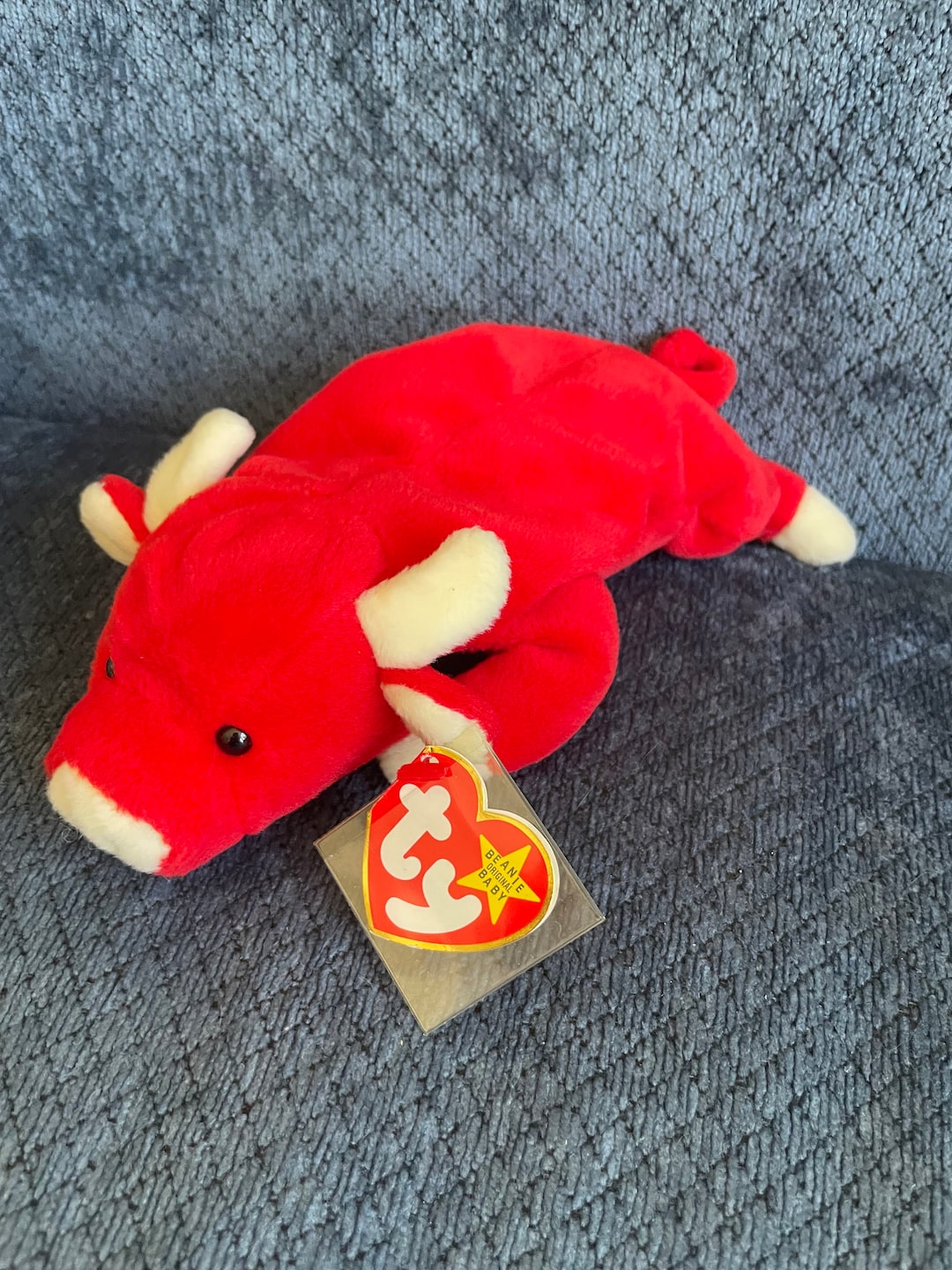 Snort the Bull Beanie Baby - Rare Early Edition - Etsy