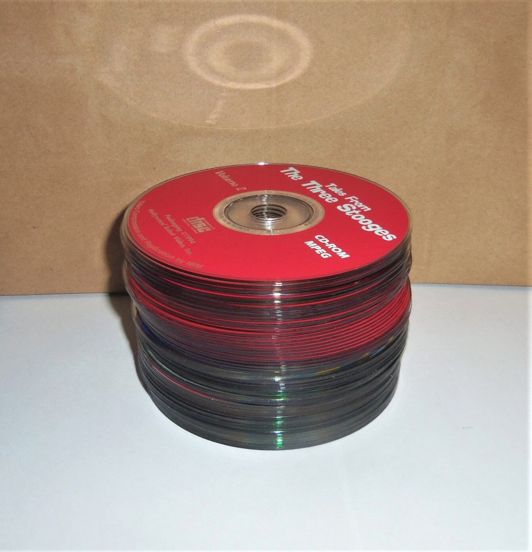 20 Random Mystery CD, DVD, Cd-rom Discs for Crafting - Etsy