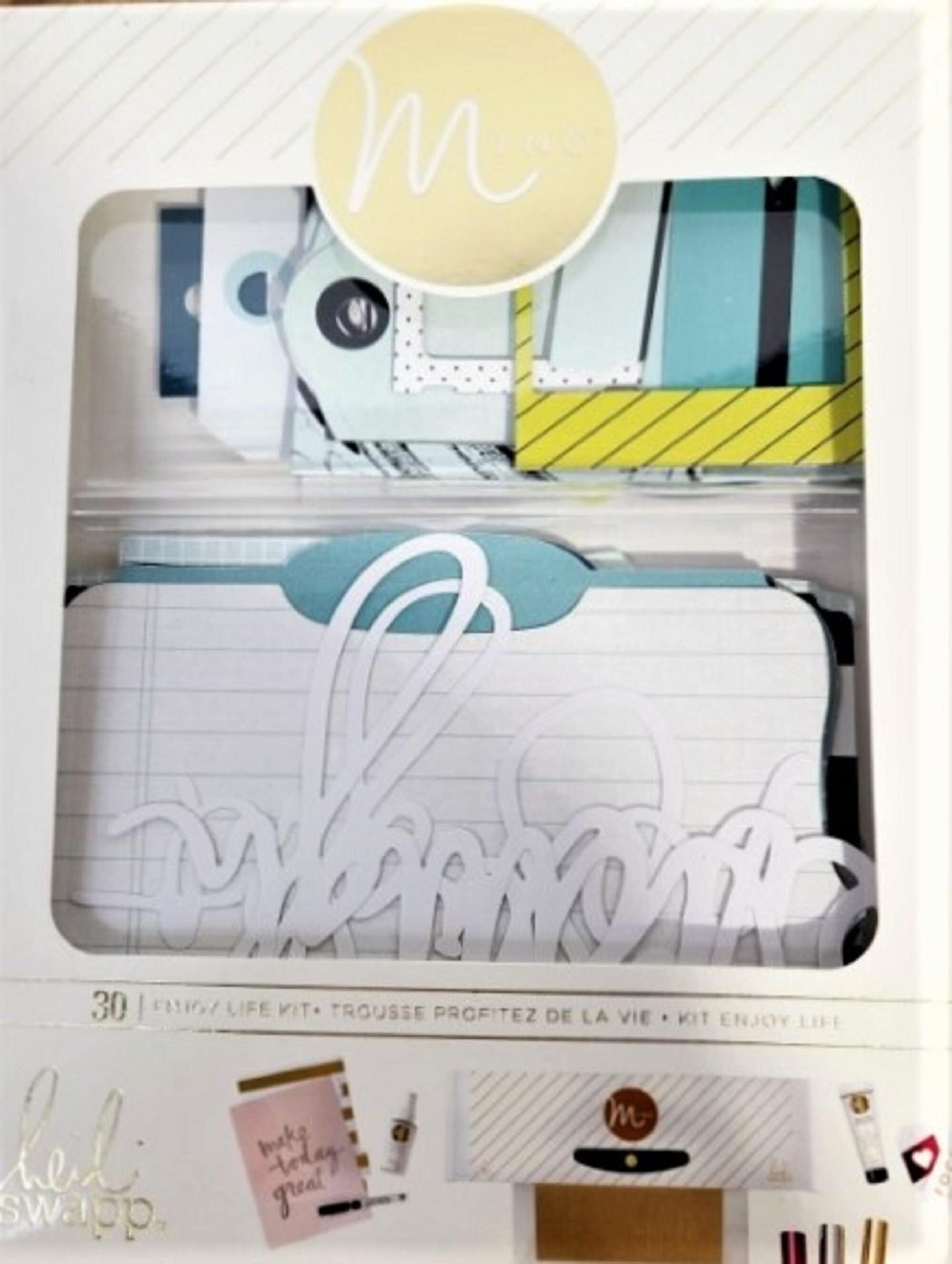 Heidi Swapp Minc Enjoy Life Kit W/coin Envelopes, File Folders 30pcs ...