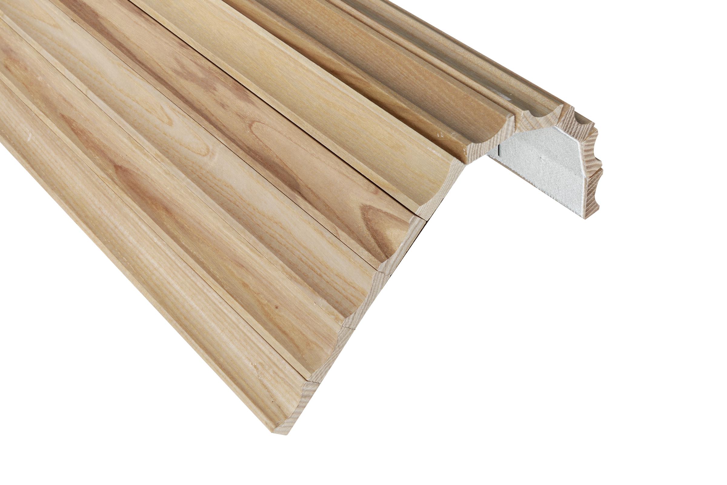 White Ash Concave Tambour Wood Panels/reeded Wood – American Hardwood ...