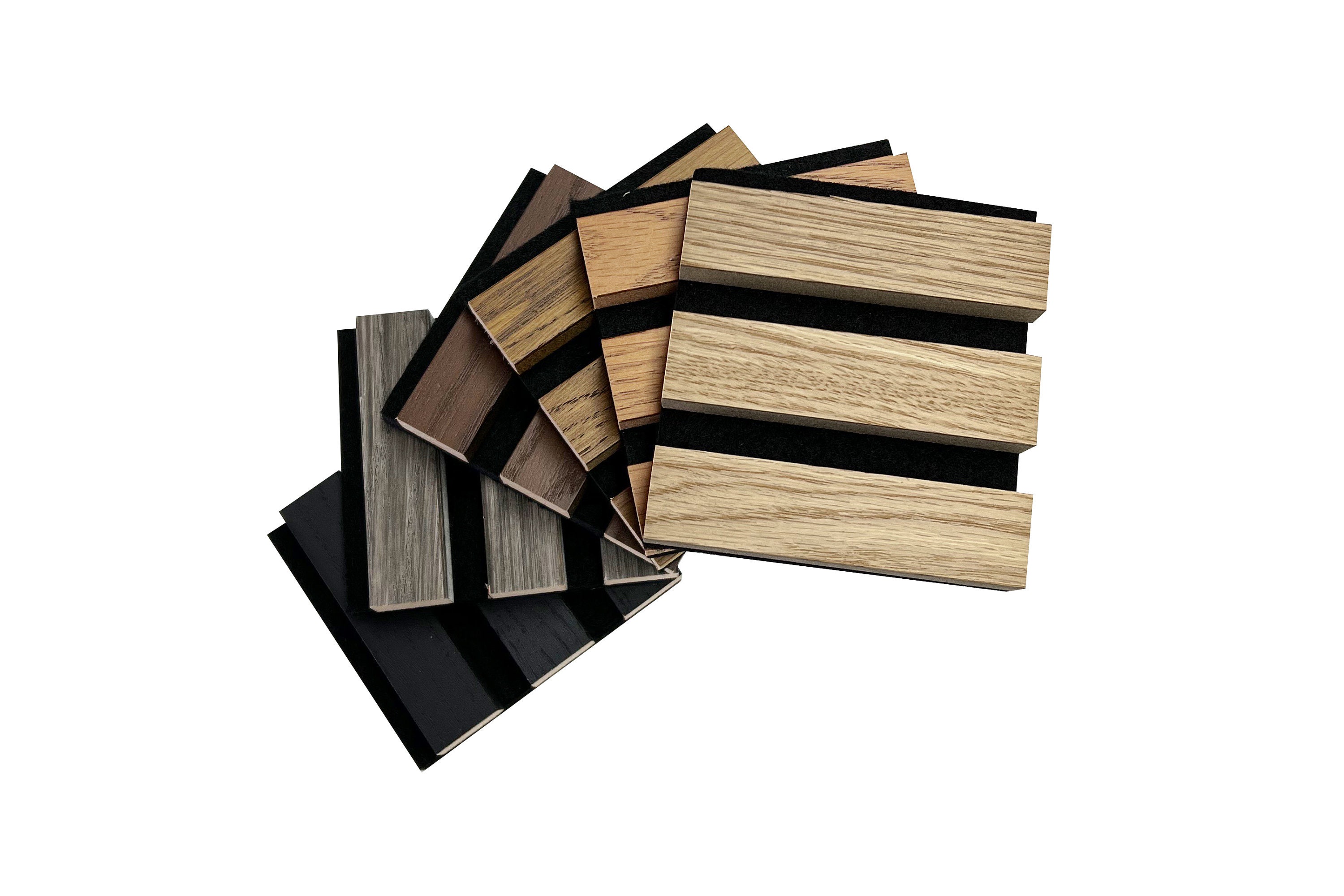 Woody Walls Acoustic Wood Samples Set of 6 Wood Slat Samples - Etsy