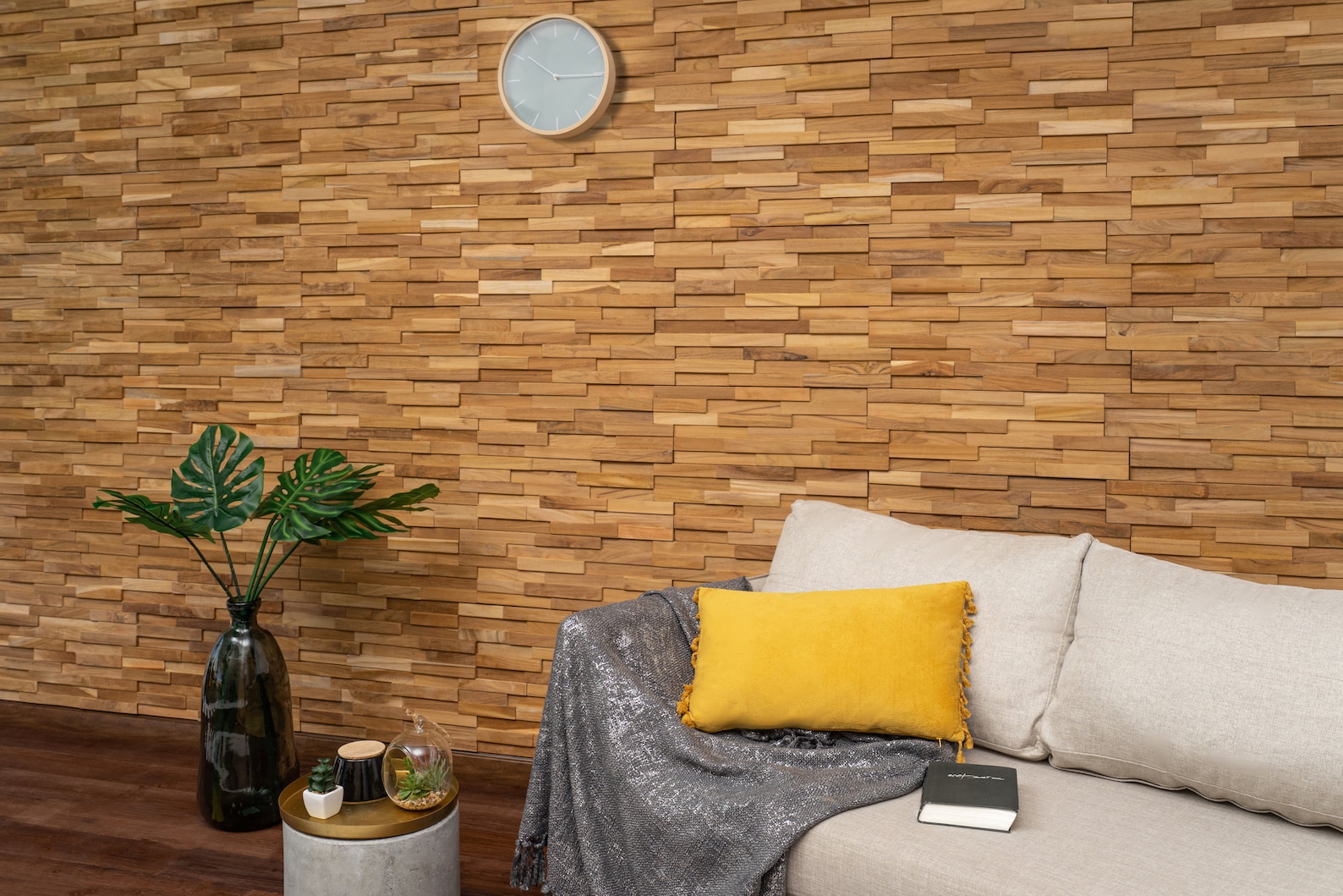 Woody Walls 3D Wall Panels | Wood Planks Are Made From Teak | Each Wood ...