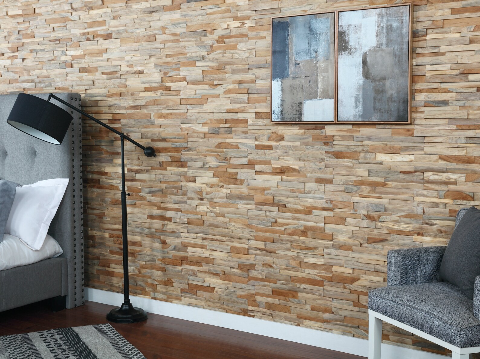 Woody Walls 3D Wall Panels | Wood Planks Are Made From 100% Teak | Each ...